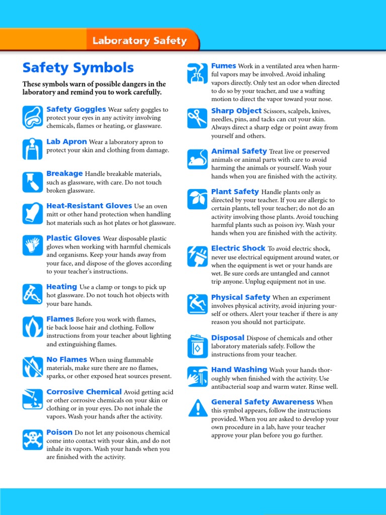 Glassware Safety Symbol Broken