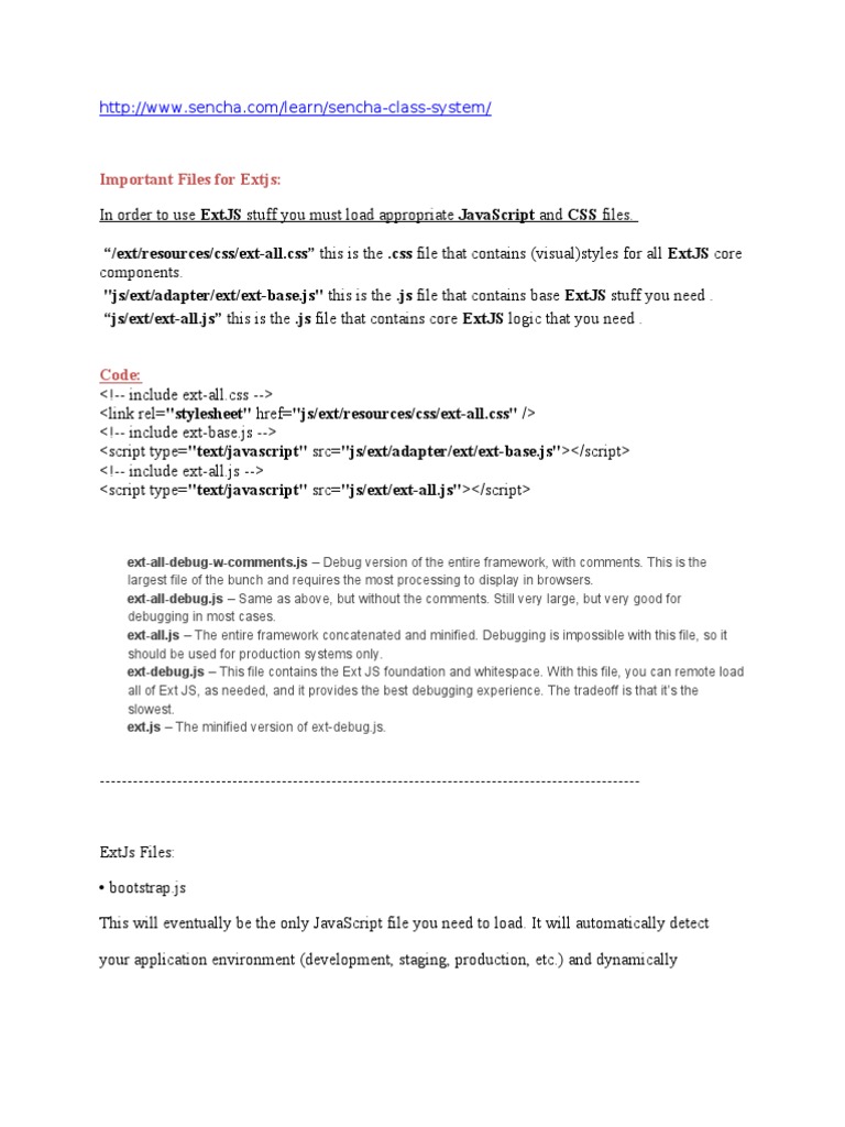 Day3 Extjs Pdf Ext Js Java Script 