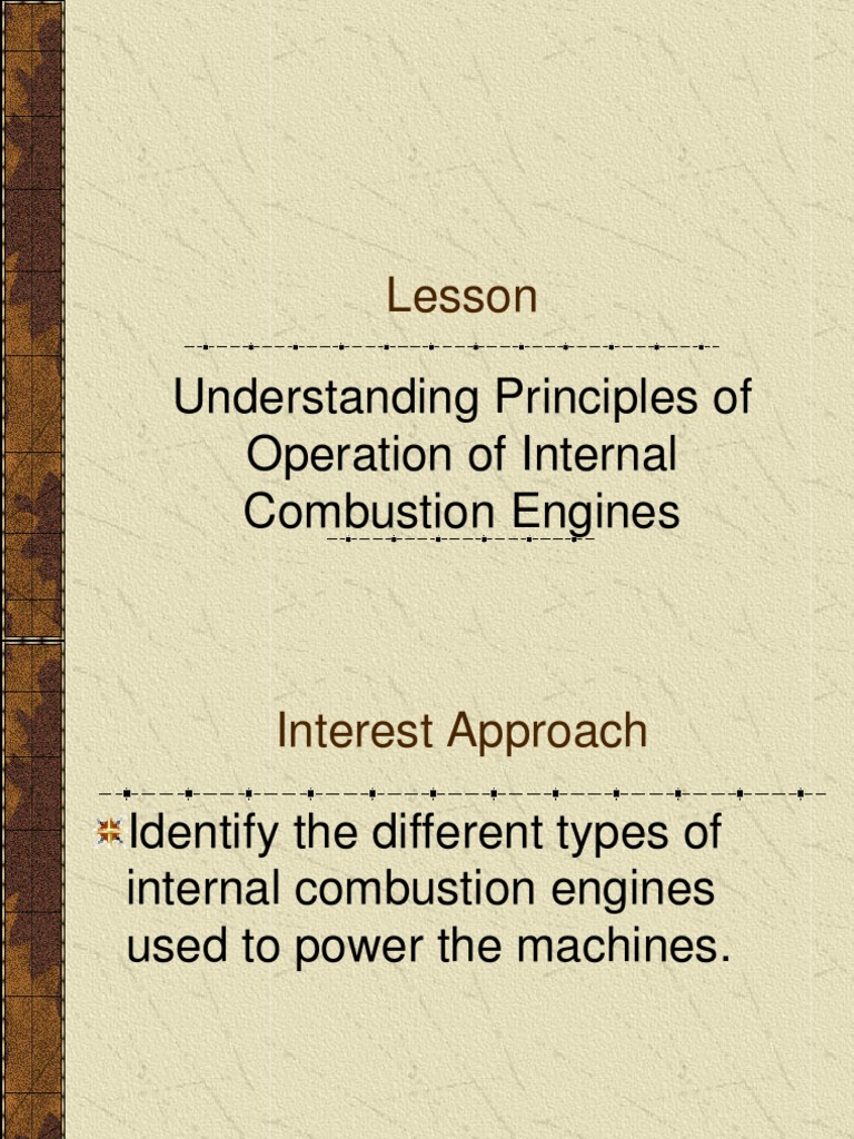 Internal Combustion Engine Basics | PDF