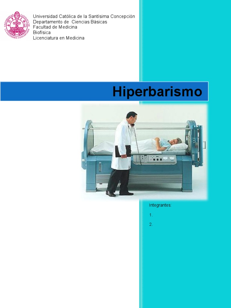 Hiperbarismo Biofisica | PDF | Submarinismo | Oxígeno