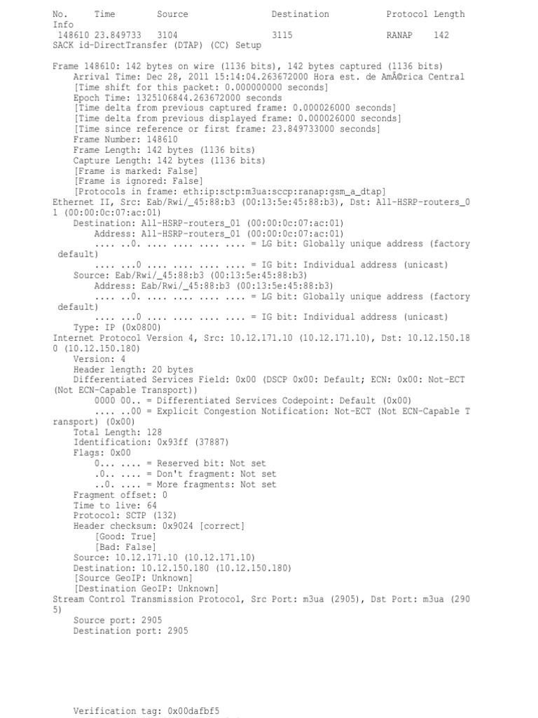 Ranap | Download Free PDF | Transmission Control Protocol | Data ...