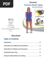 Theraband Exercise Program Guide | PDF | Human Leg | Physical Therapy