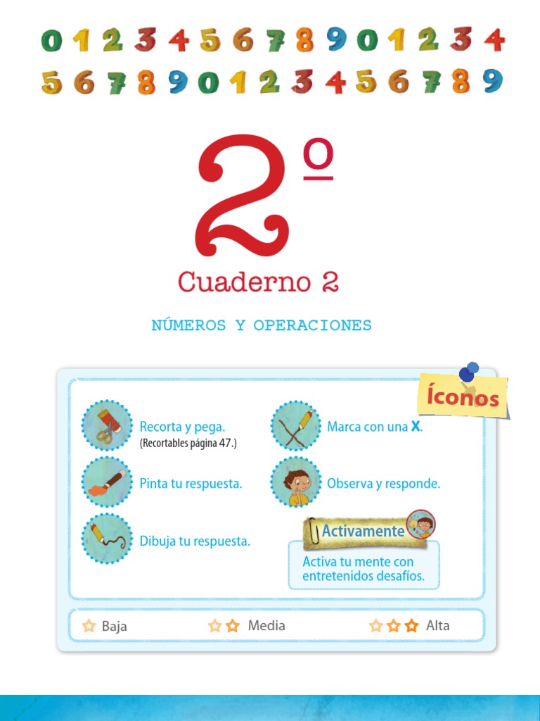 Cuadernillo 2 Dematematicassegundob | PDF