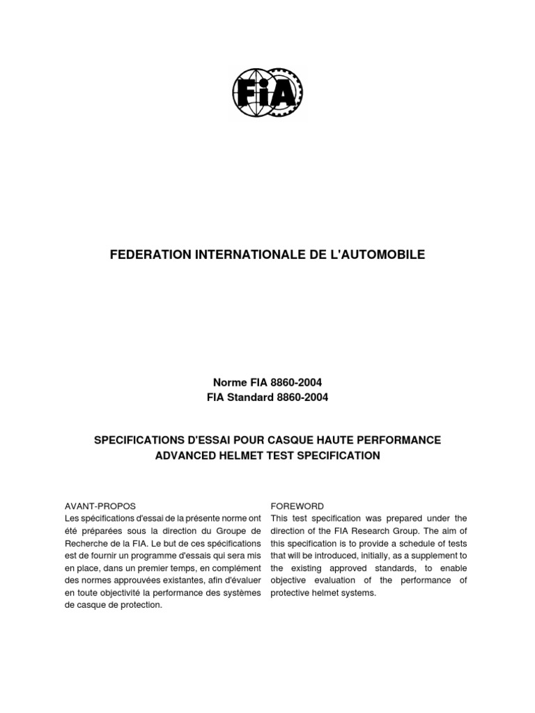 12-FIA Advanced Helmet | PDF