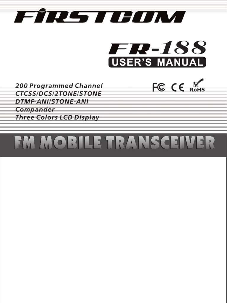FR 188 | PDF | Power Supply | Electrical Connector