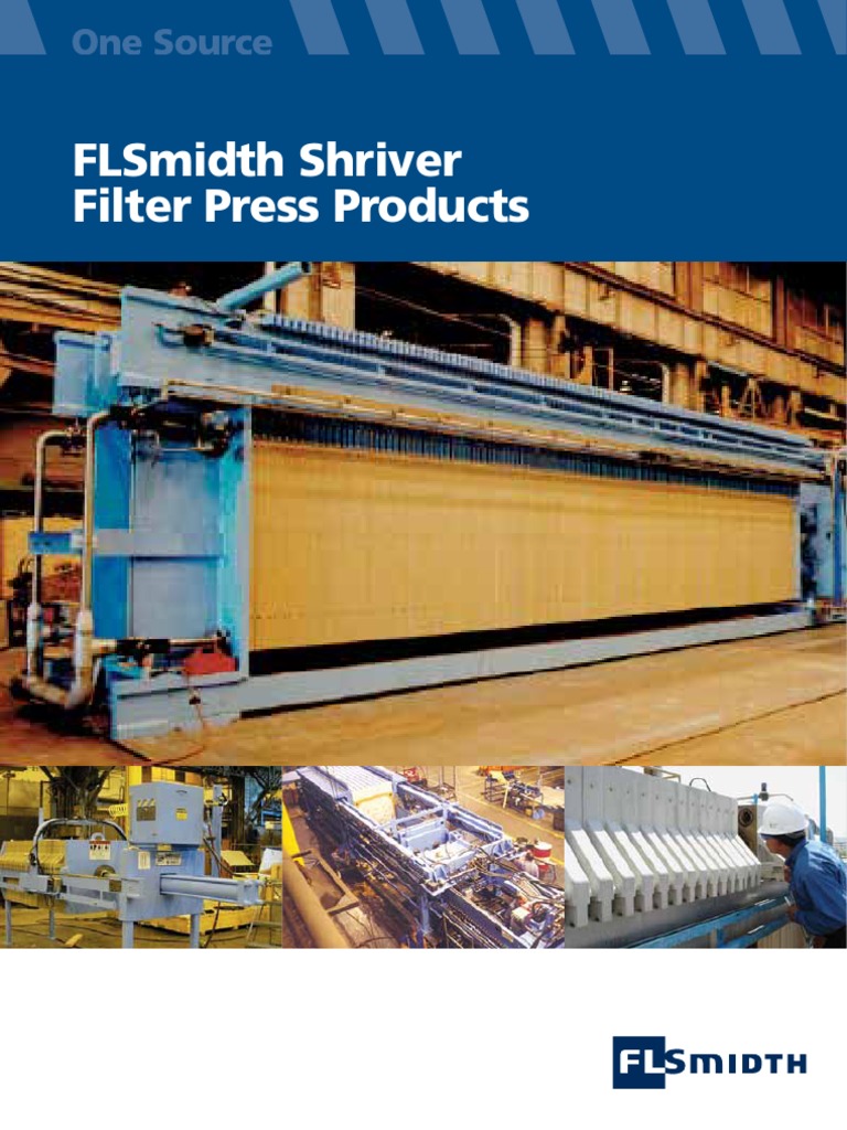Shriver Filter Press Brochure | PDF | Filtration | Mechanical Engineering