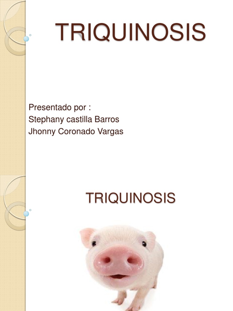 17 Triquinosis | PDF | Enfermedades y trastornos | Medicina CLINICA