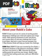 Rubik's Cube Instructable | PDF | Logic Puzzles | Teaching Mathematics