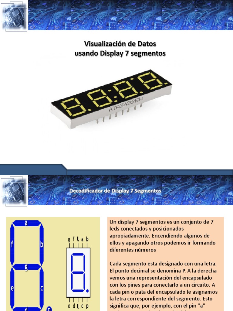 Display 7segmentos | PDF | Puntero (Programación de computadora ...