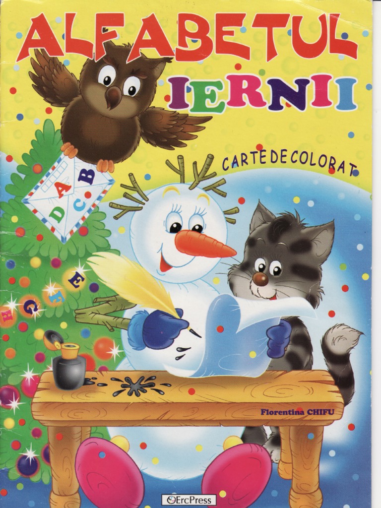 Carti. Alfabetul - Iernii. Carte - De.colorat - Si.scris. Ed - Erc ...