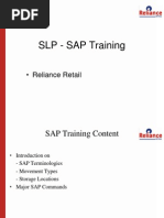 SAP Movements | PDF