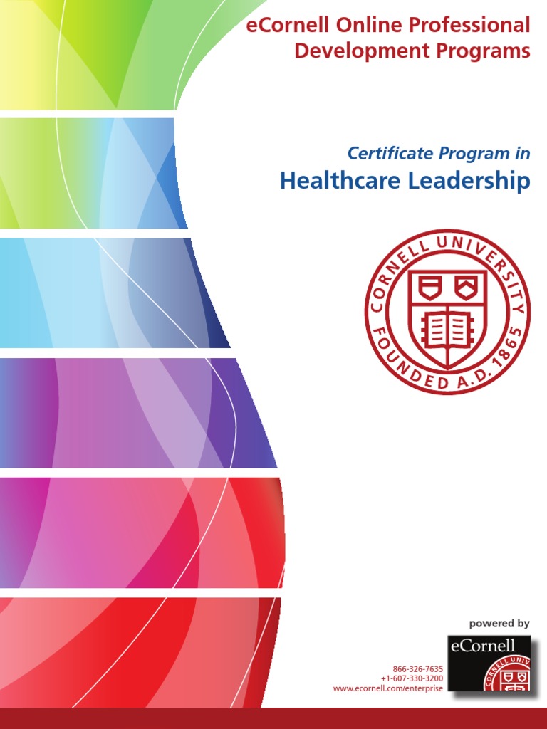 Healthcare Leadership: Certificate Program in | PDF | Decision Making ...