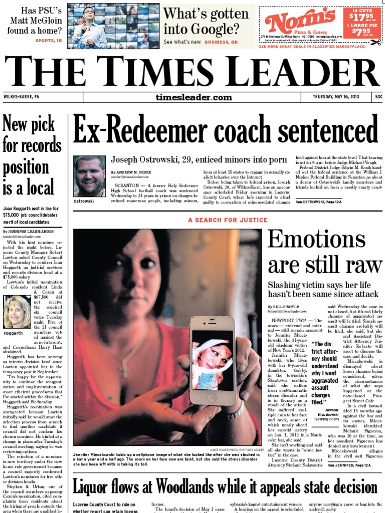 Times Leader 05-16-2013 | PDF | Dsm 5 | Psychiatry
