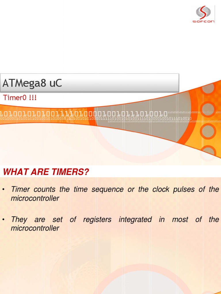 Atmega8 Uc: Timer0 !!! | PDF | Timer | Microcontroller