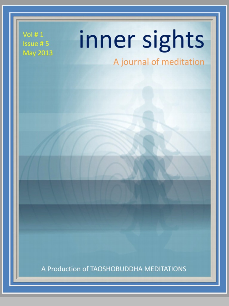 Inner Sight May 2013 | PDF | Meditation | Perception