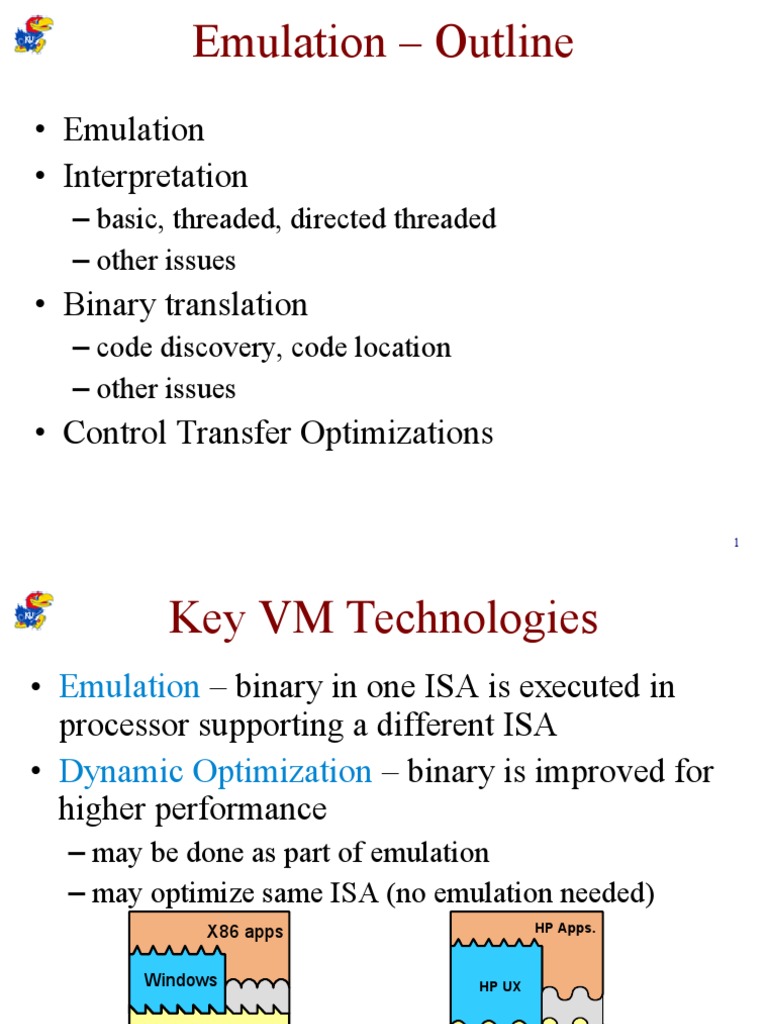 Emulation | PDF | Instruction Set | Emulator