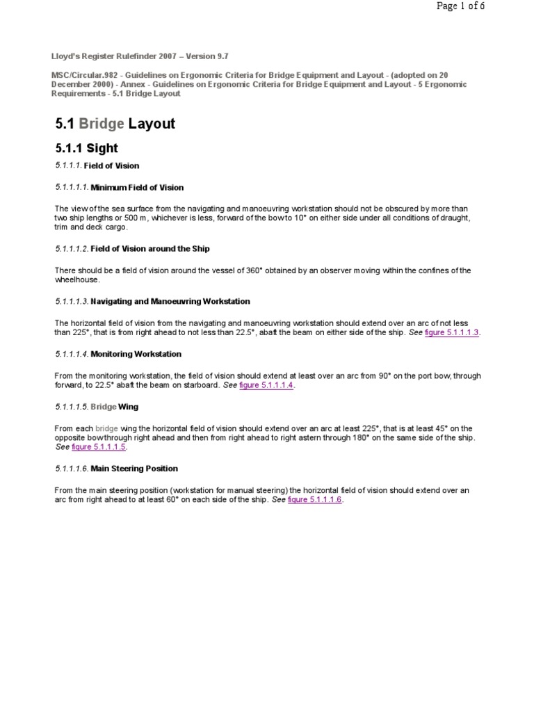 Bridge Layout PDF | PDF | Ships | Deck (Ship)