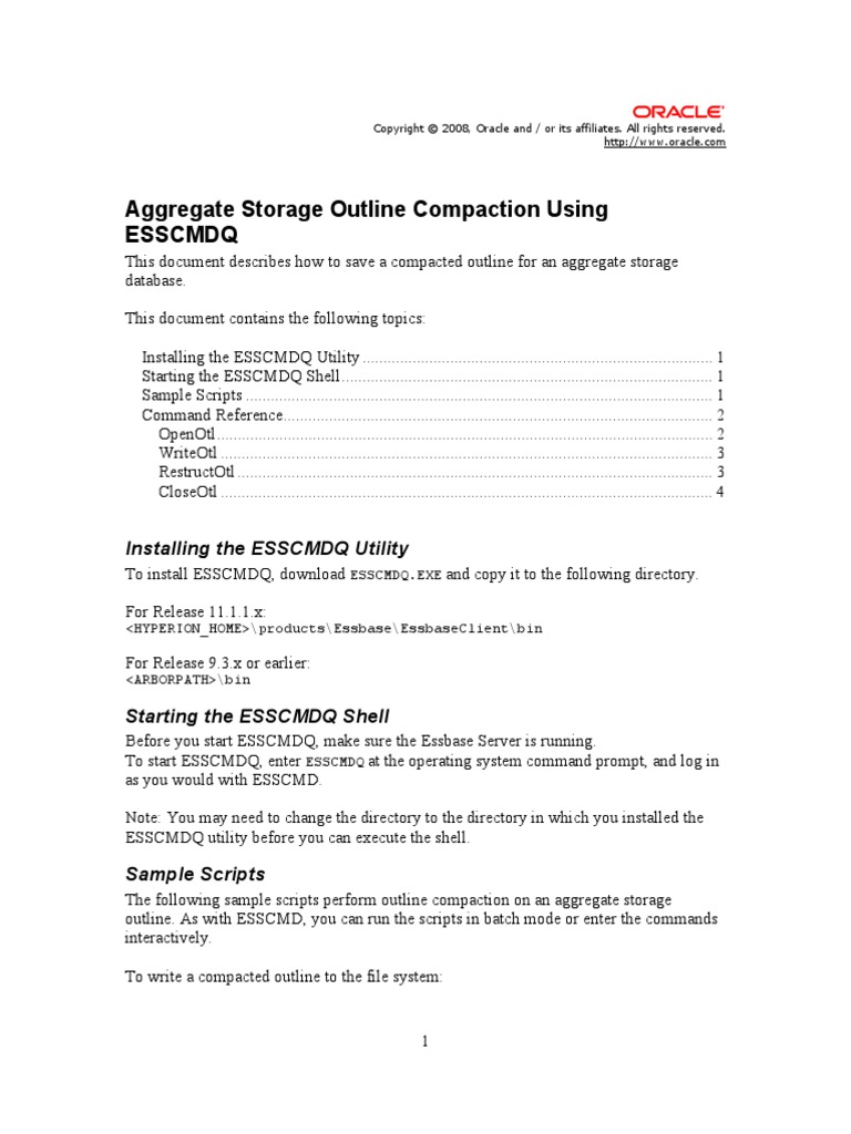 Aso Compact Outline 133544 | Download Free PDF | Command Line Interface ...