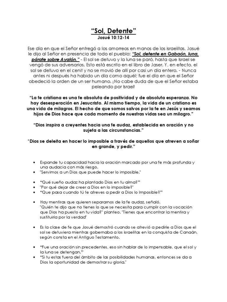 Dios Inspira A Creyentes Hacia Una Fe Audaz | PDF | Fe | Cristo (título)