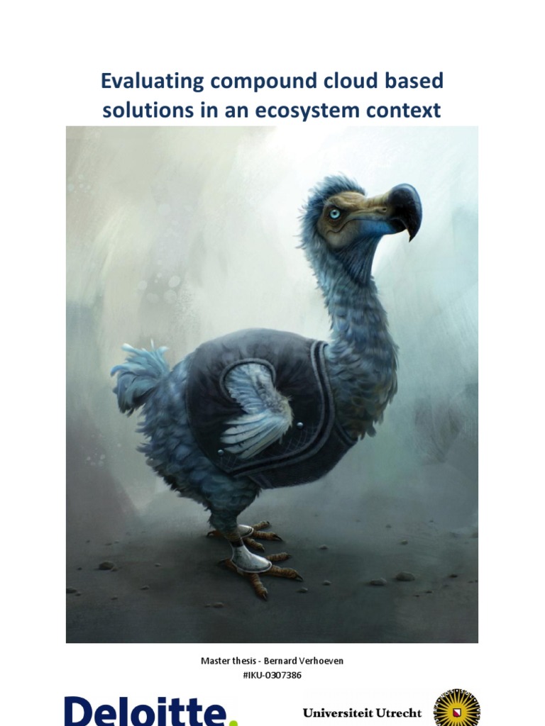 Evaluating Compound Cloud Based Solutions in An Ecosystem Context | PDF ...