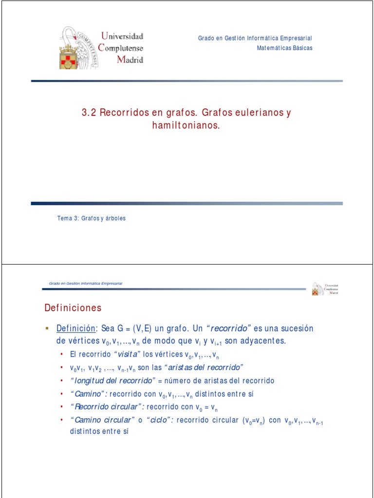 Grafos de Hamilton | PDF | Combinatoria | Conceptos matemáticos