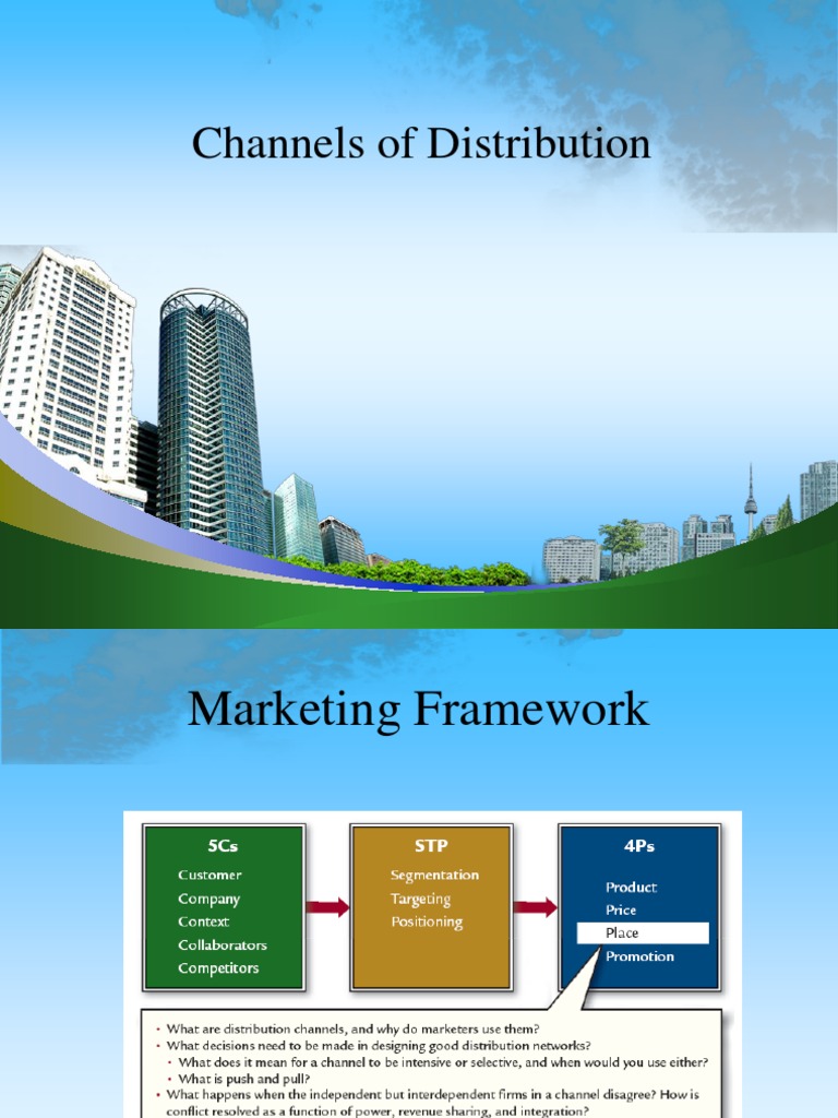 Channels of Distribution | PDF | Retail | Franchising