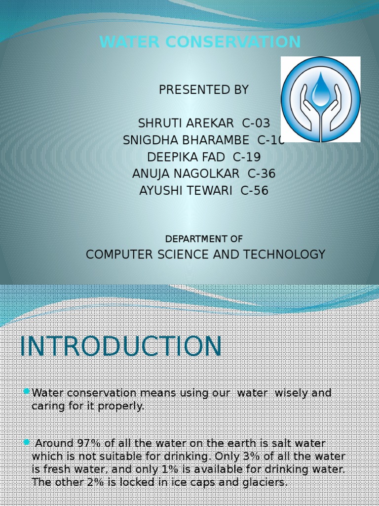 Water Conservation | PDF | Water Resources | Tap (Valve)