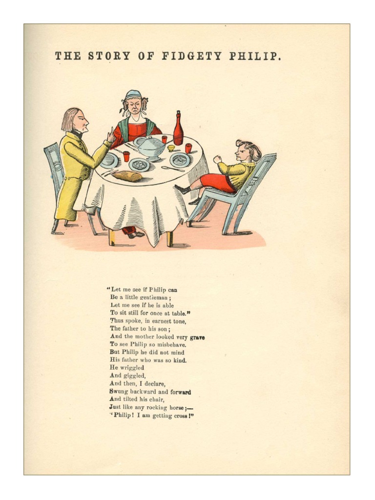 Fidgety Phil Poem | PDF
