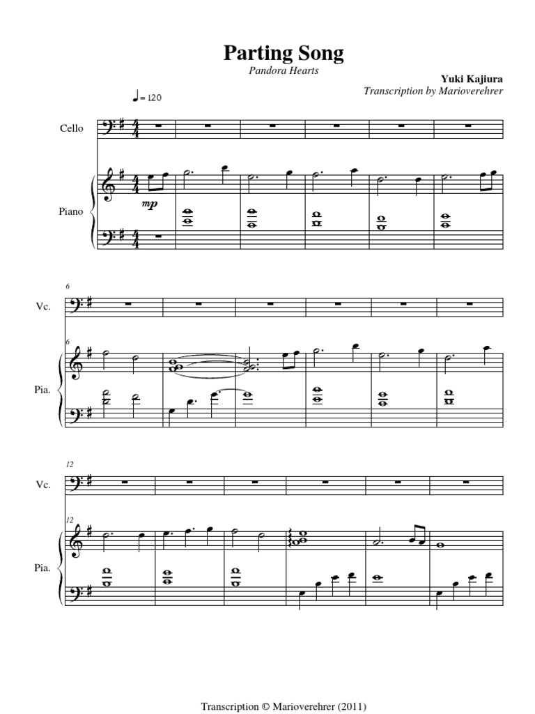 Parting Song | PDF | Arts du langage et discipline