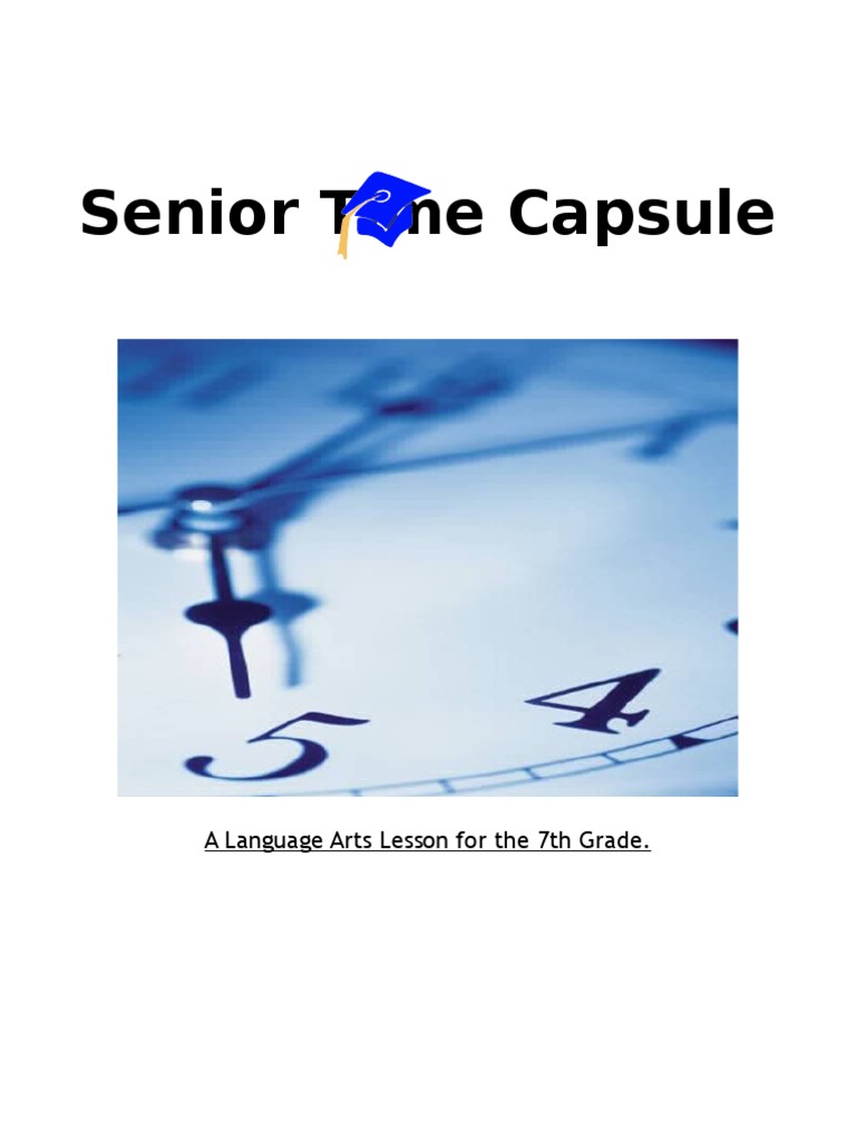 Senior Time Capsule Project Guide | PDF