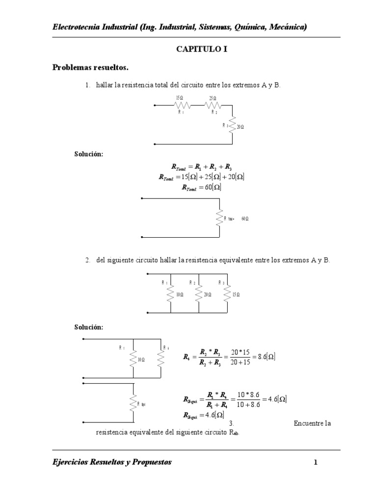 Ejercicios Electro | PDF | Transformador | Energia electrica