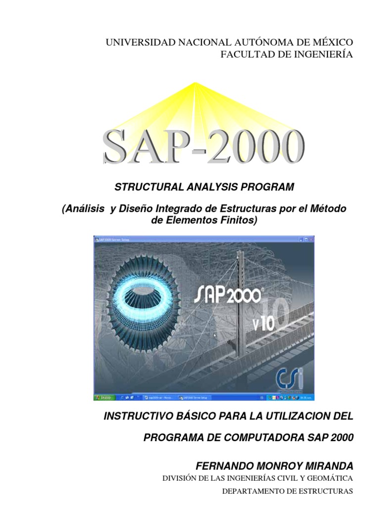 Instructivo SAP 2000 para Estructuras | PDF