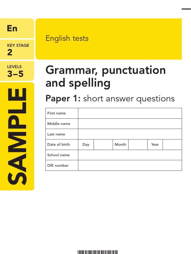 Grammer Test | Question | Sentence (Linguistics)