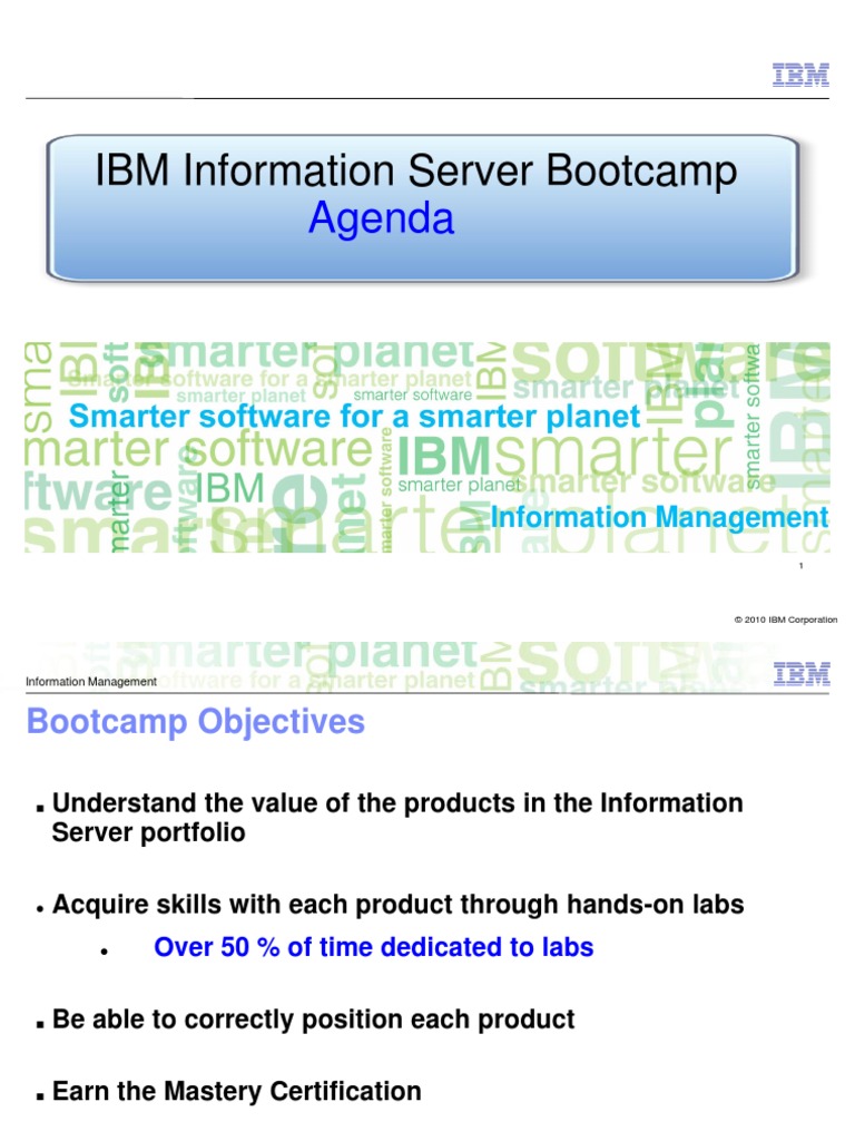 Is Bootcamp Agenda | PDF | Metadata | Information Management