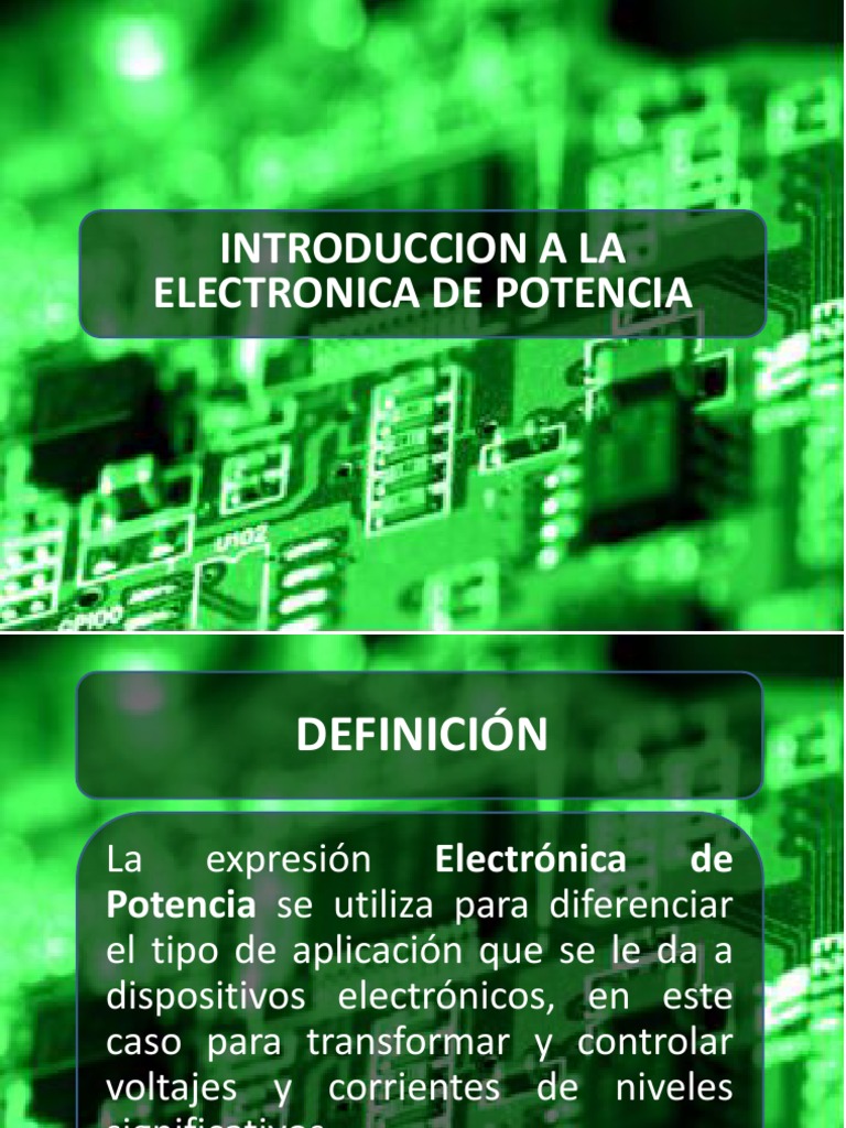 Introduccion Electronica de Potencia | PDF | Transistor | Electrónica ...