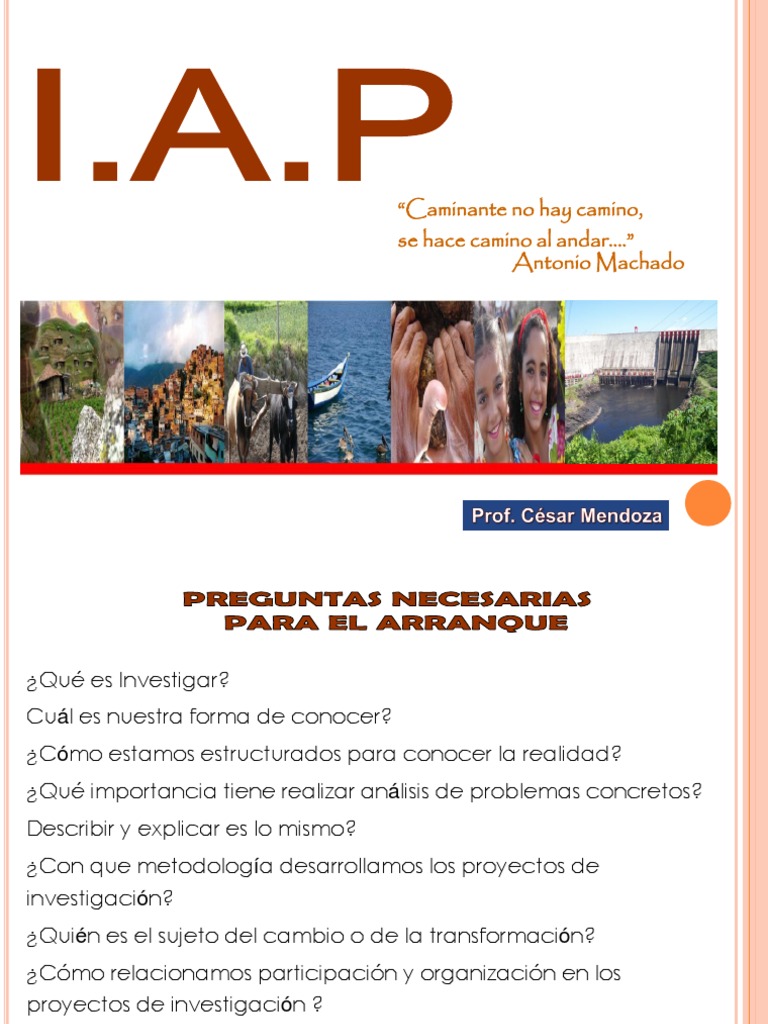 I. A.P.T. Sistematizacion | PDF | Investigación para la Acción ...