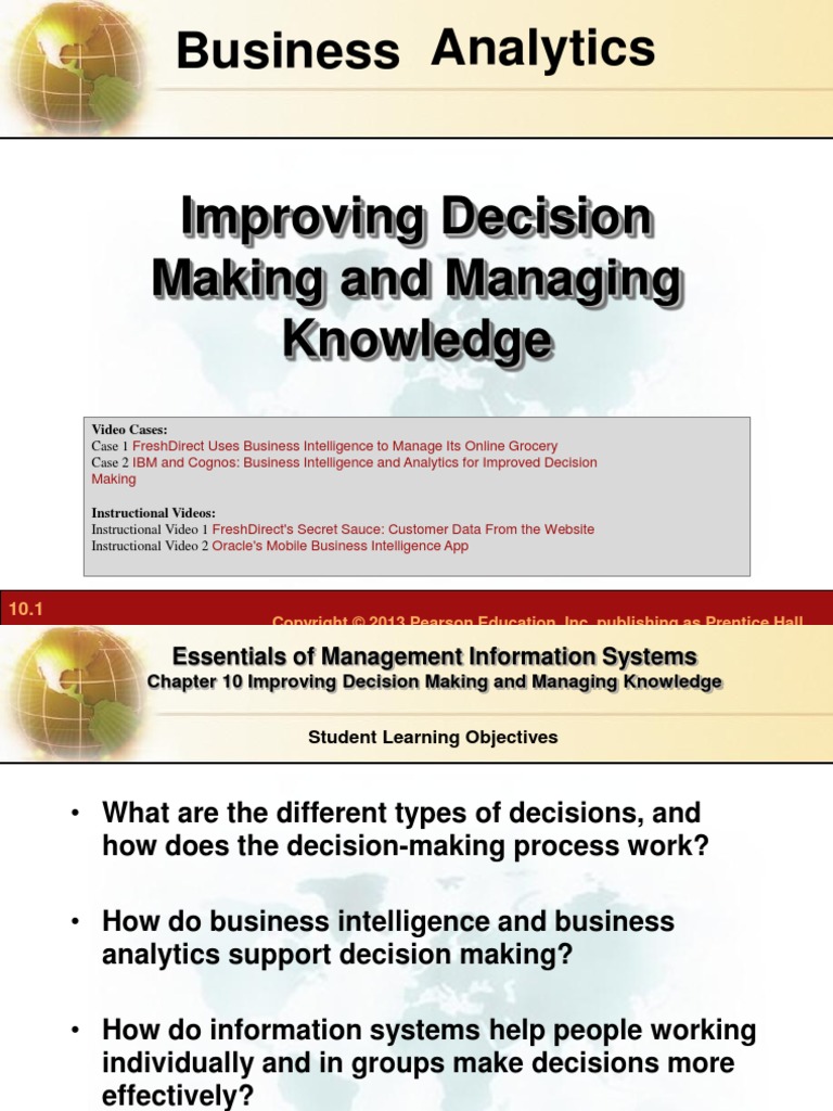 Enhancing Decision-Making with Analytics | PDF | Business Intelligence ...