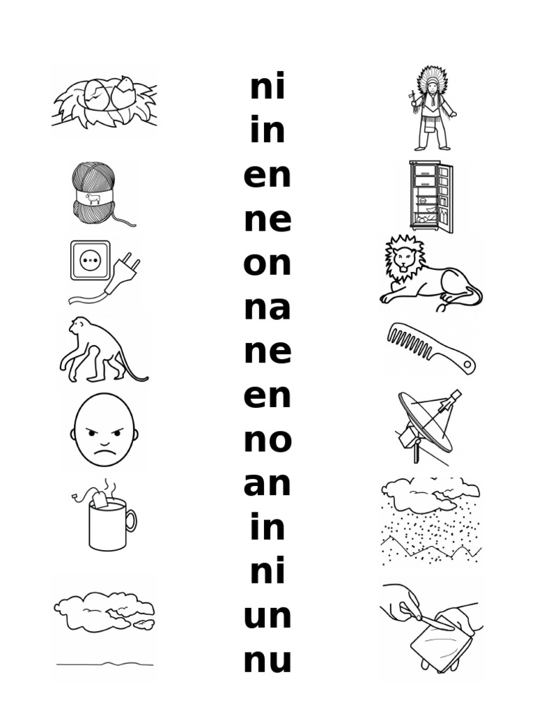 Ejercicios Con La Letra NN | PDF