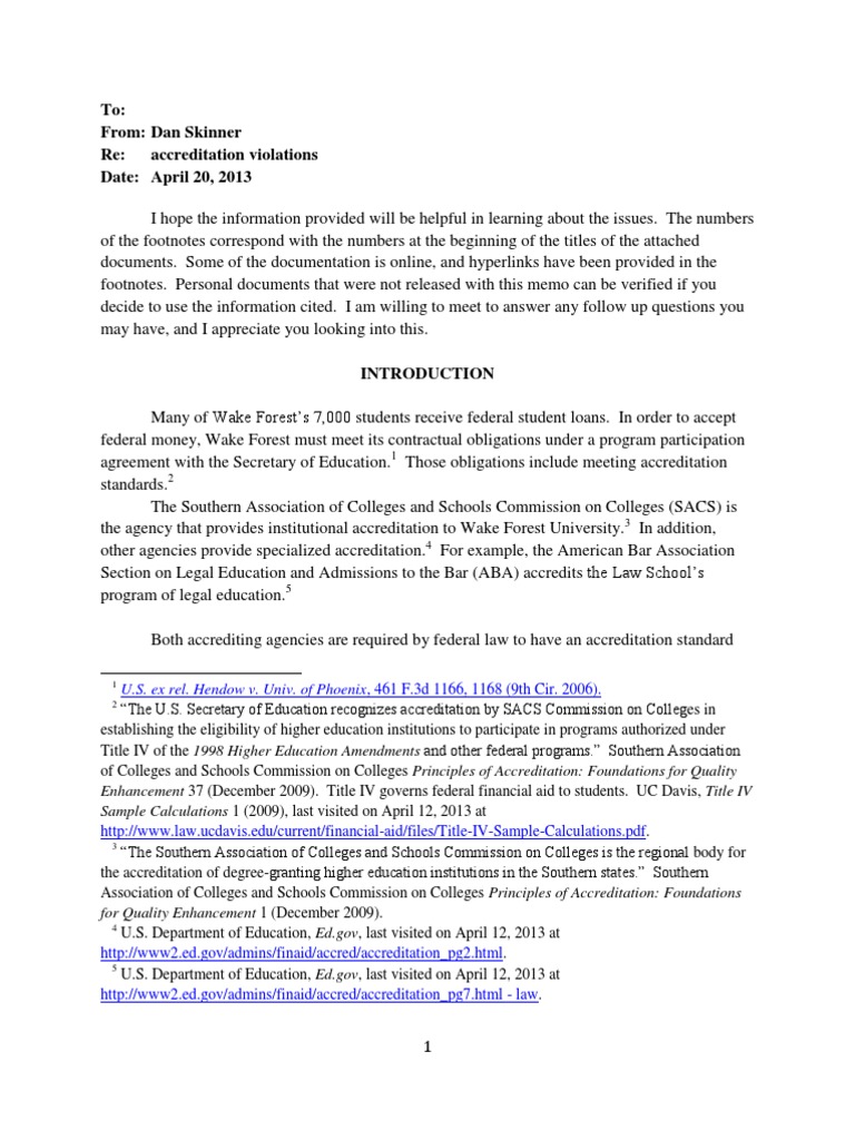 Memo Drafted by Daniel Skinner | PDF | American Bar Association | Legal ...