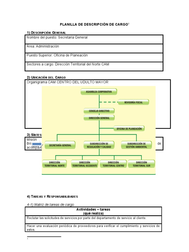 Descriptor Contador General John Gonzales Lippe | PDF | Servicio al ...
