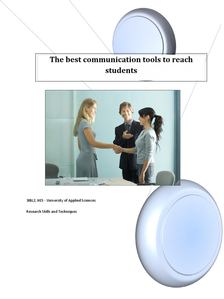 Communication Inside A University | PDF | Social Media | Popular ...