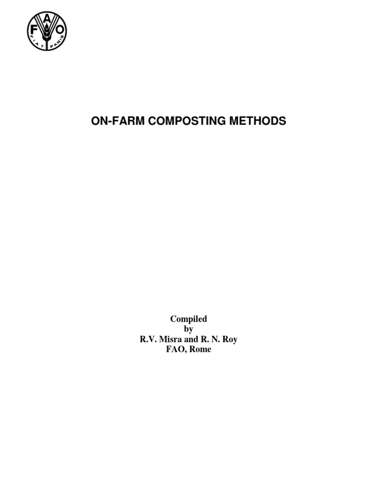 On-Farm Composting Methods Overview | PDF