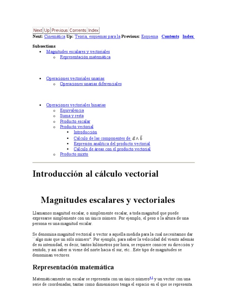 Calculo Vectorial | PDF | Vector Euclidiano | Espacio vectorial