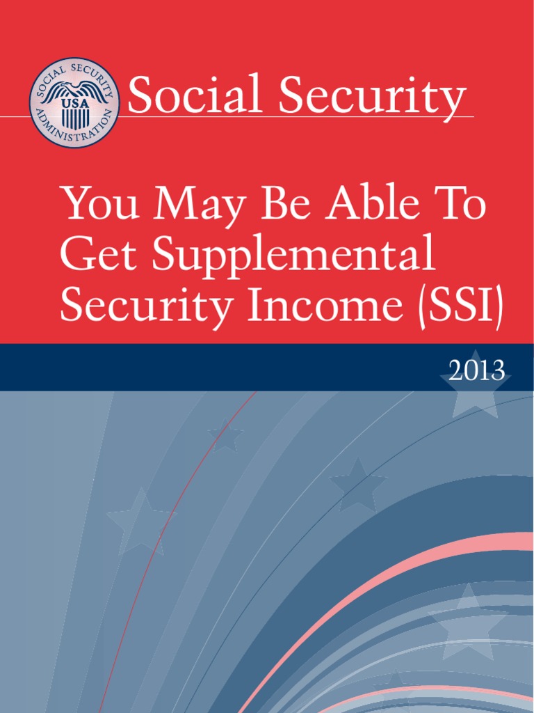 Ssi En-05-11069 | PDF | Supplemental Security Income | Social Security ...