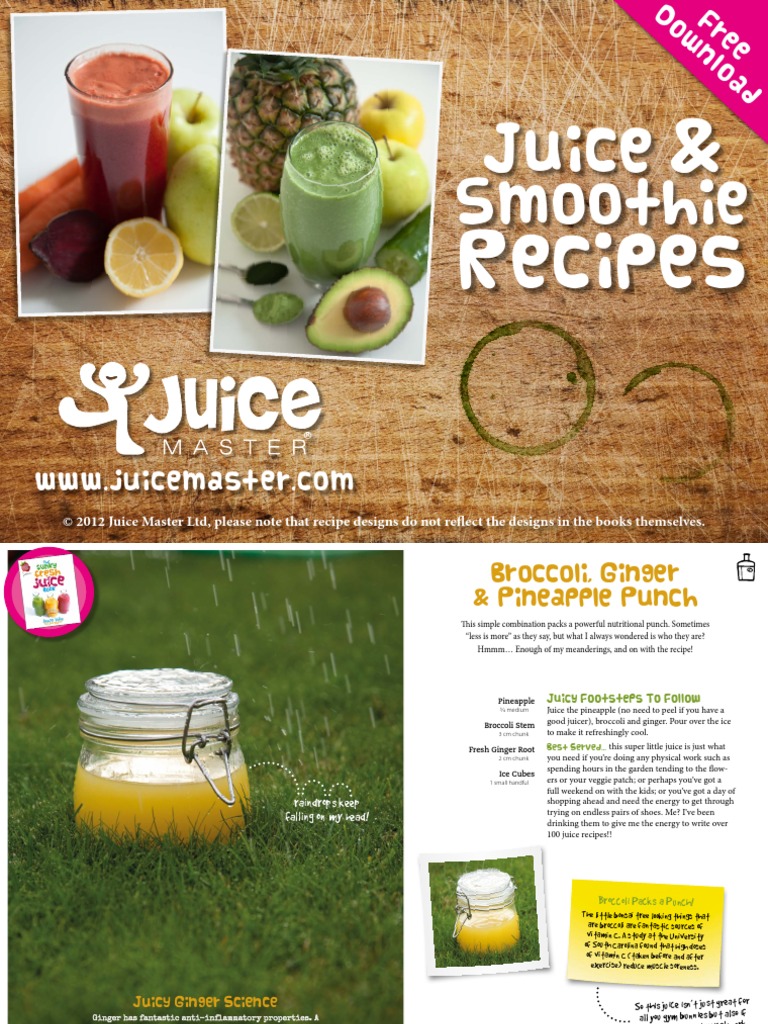 Smoothies Recipes | PDF | Juice | Diet & Nutrition