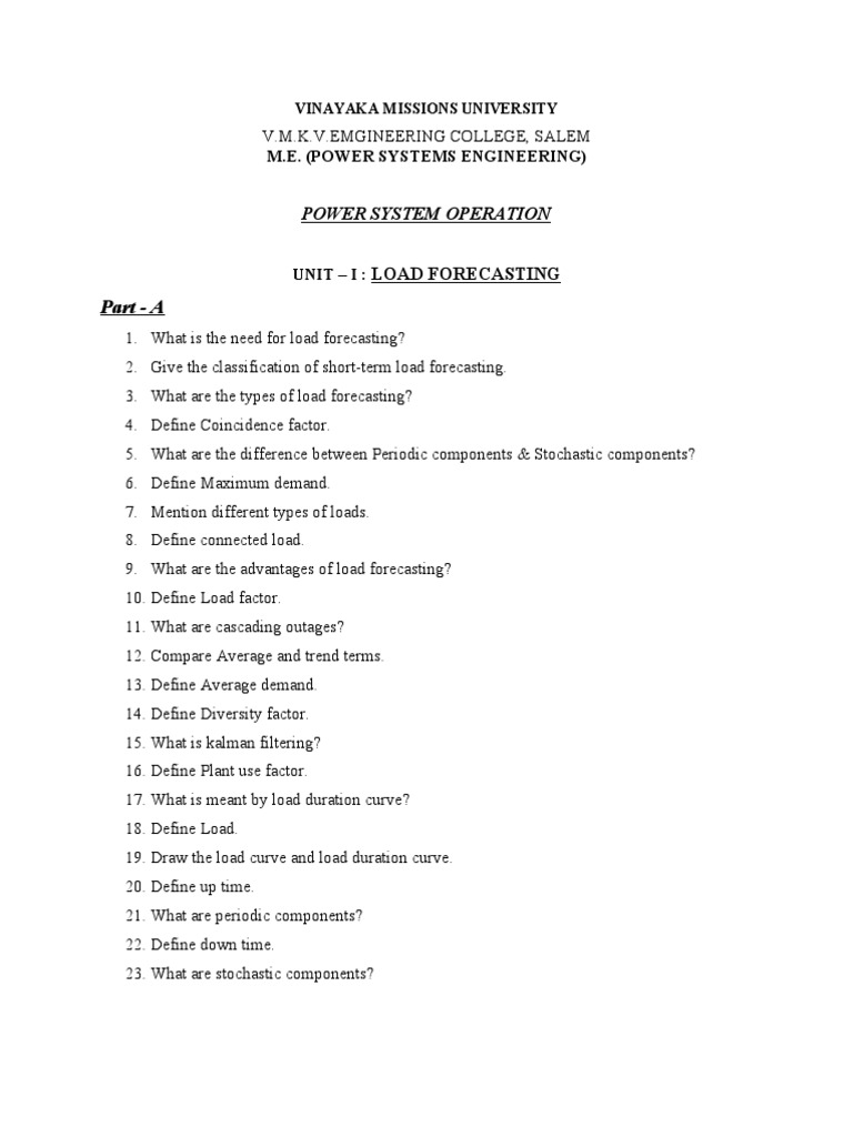 Power System Operation | PDF | Mathematical Optimization | Power Station