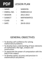 Lesson Plan | PDF