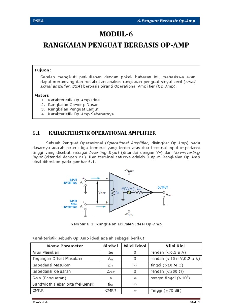 06-Rangkaian Penguat Berbasis Op-Amp | PDF