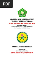Soal SBMPTN 2014 TKPA Matematika Dasar Dan Pembahasan Kode 652 | PDF