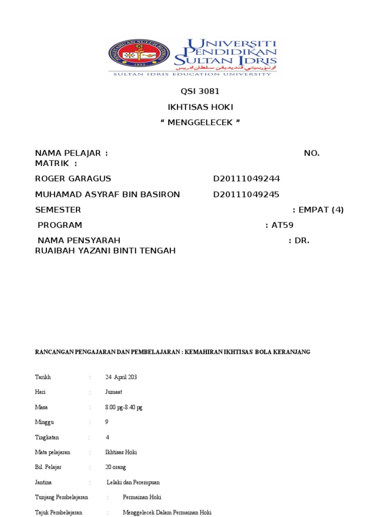 RPH Hoki | PDF | Griya & Taman